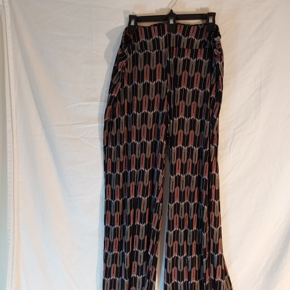 Cato | Pants & Jumpsuits | Cato Black Graphics Design Palazzo Pants ...